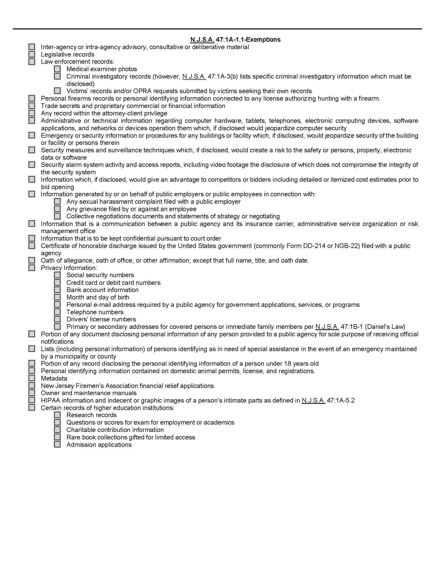 Clerk Forms